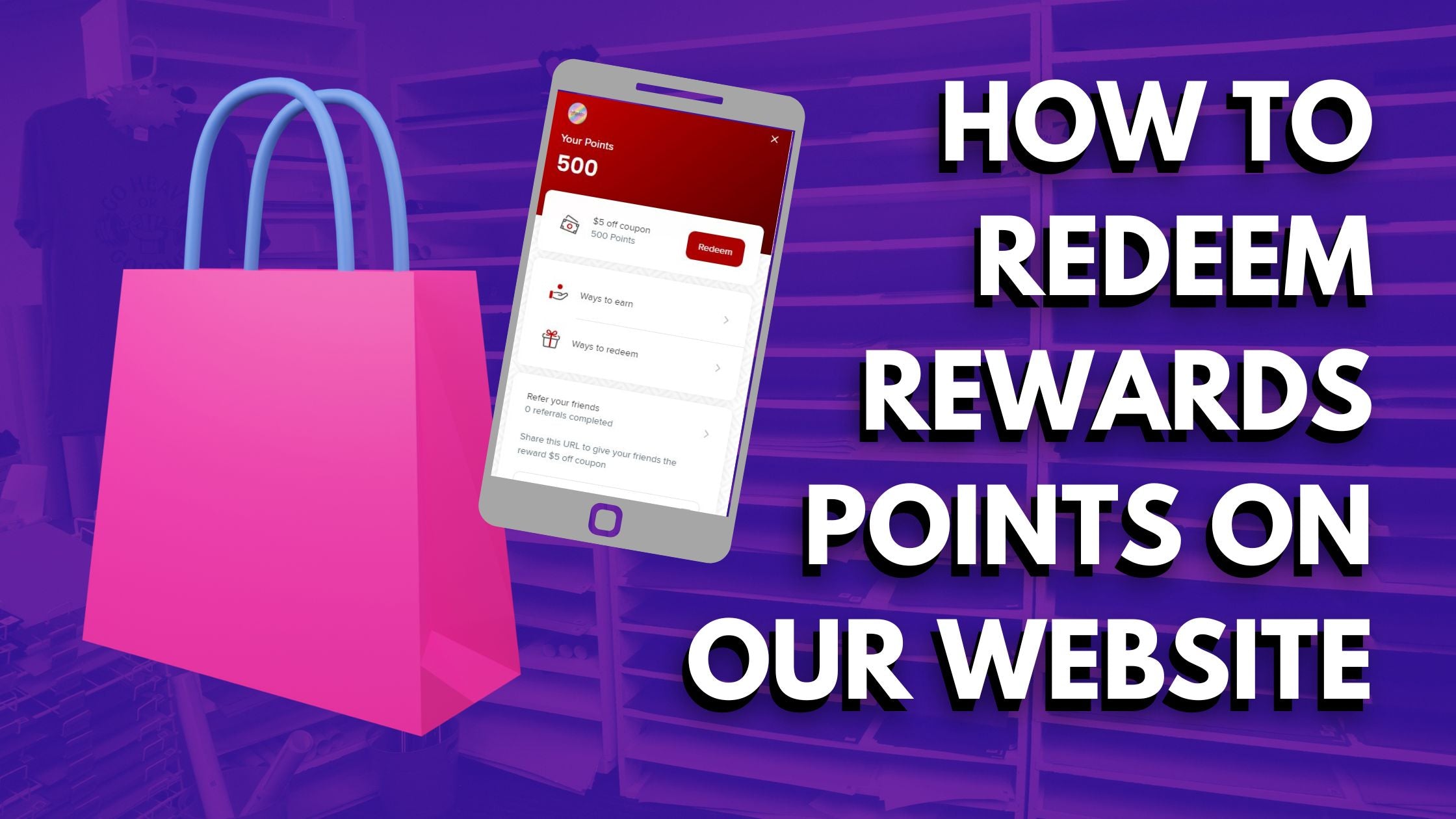 How To Redeem Rewards Points On Our Website